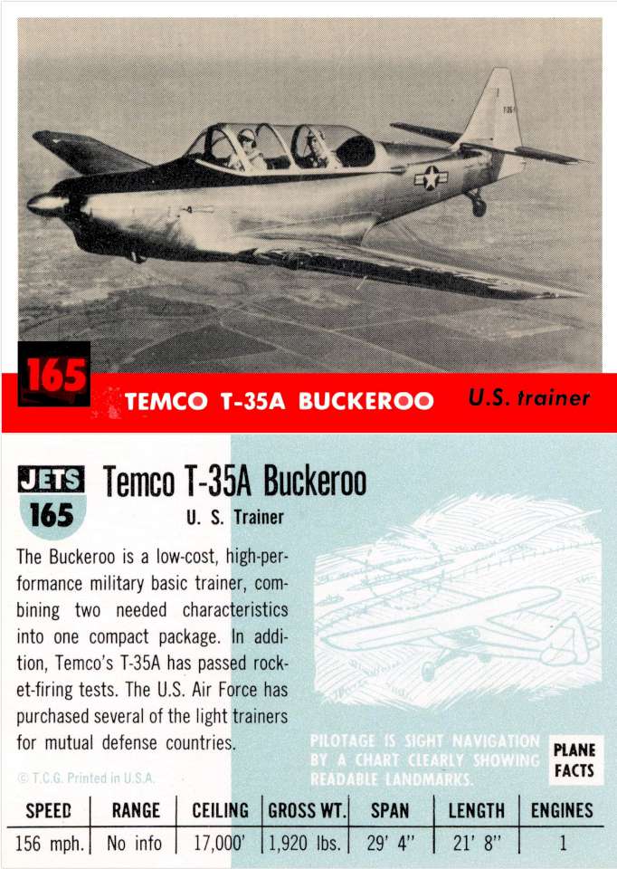165 Temco T-35A Buckaroo
