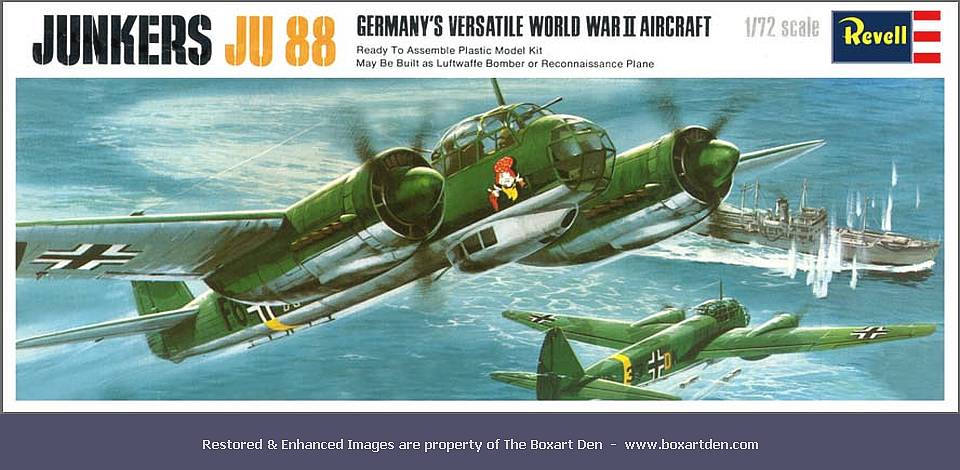 Revell Junkers JU-88 '60's Box