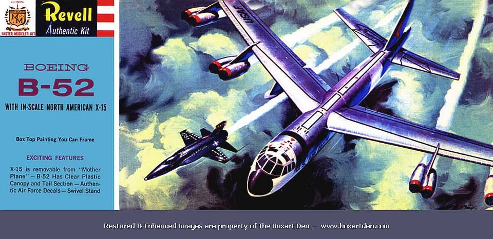 Revell Boeing B-52 & X-15 1st Box '61