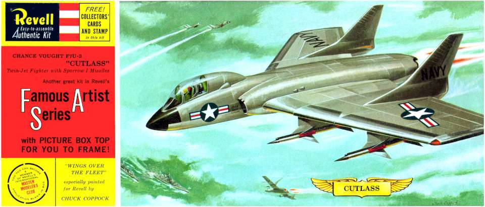 Revell Vought F7U Cutlass Famous Artist