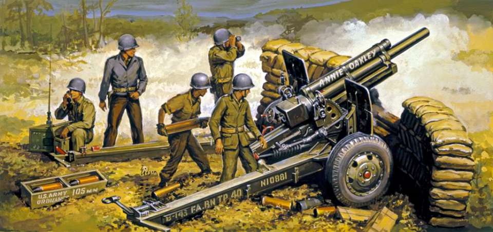 US Army 105mm Howitzer Rev-H539