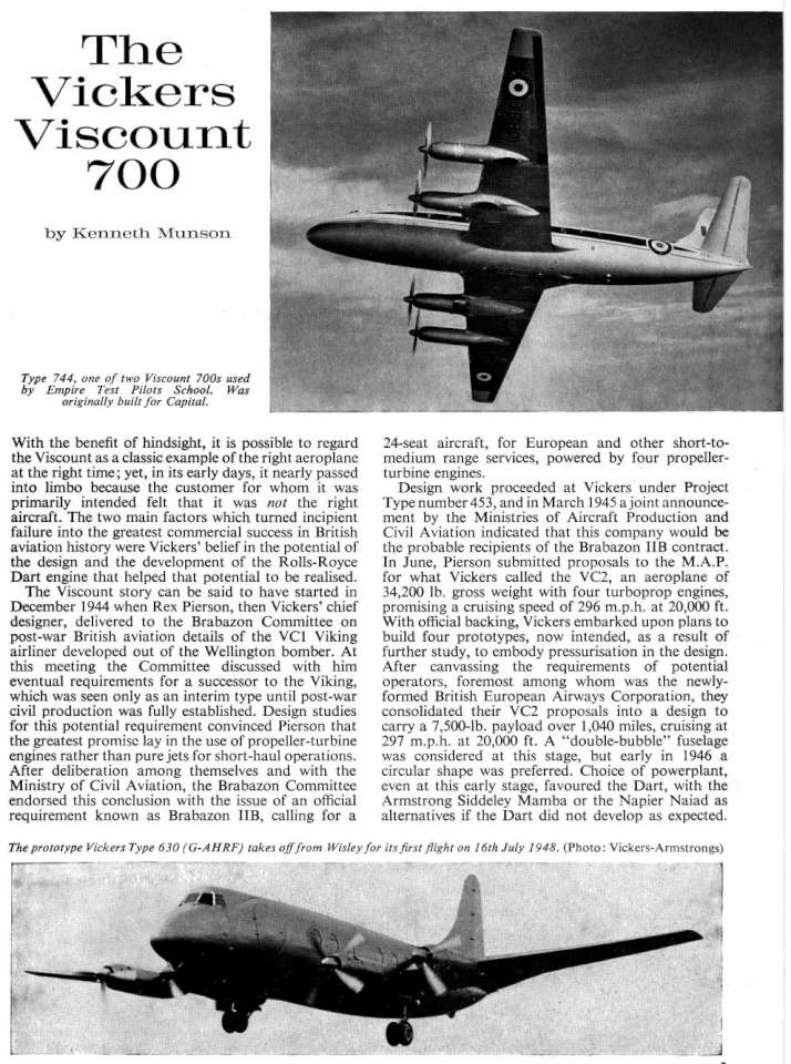 Vickers Viscount 700 (72) Page 03-960