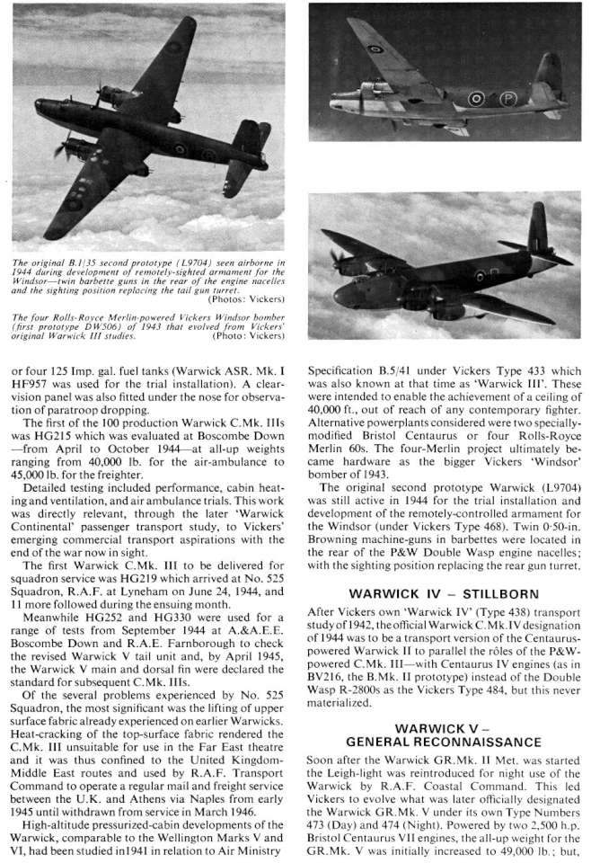 Vickers-Armstrong Warwick (229) Page 21-960