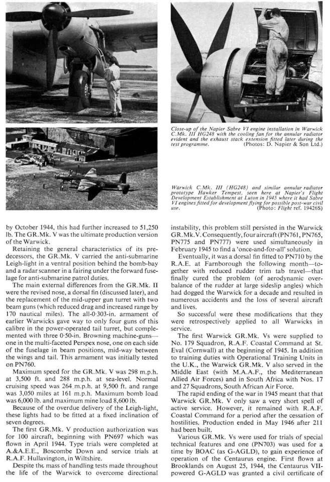 Vickers-Armstrong Warwick (229) Page 22-960