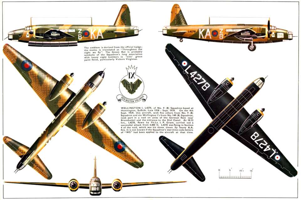 Vickers Wellington 5view-960