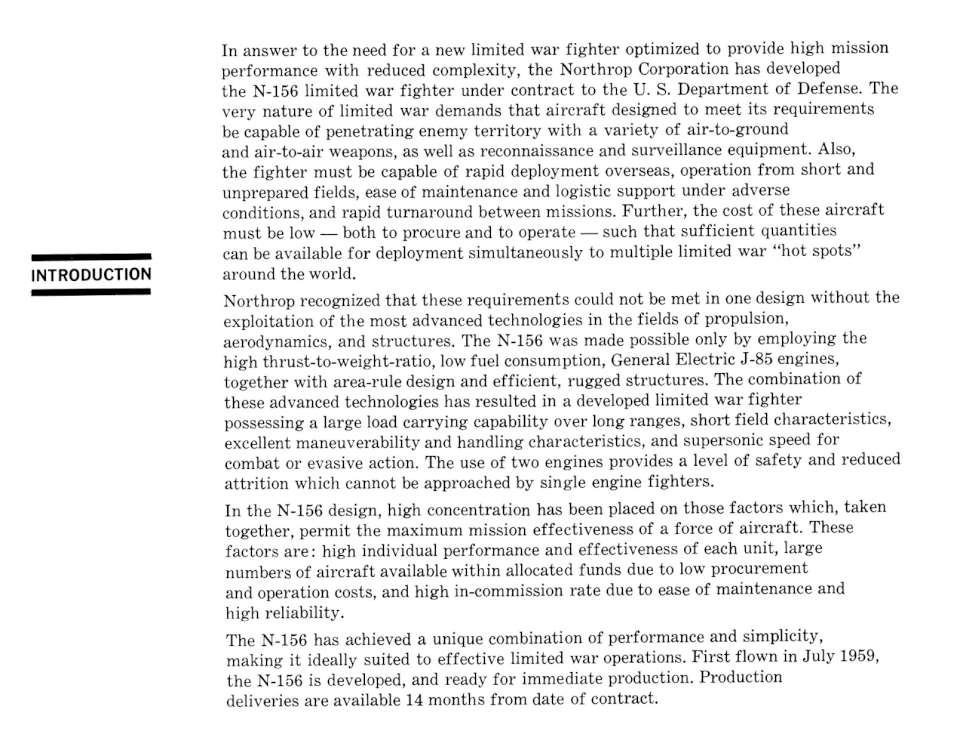 Northrop N-156 (03)-960