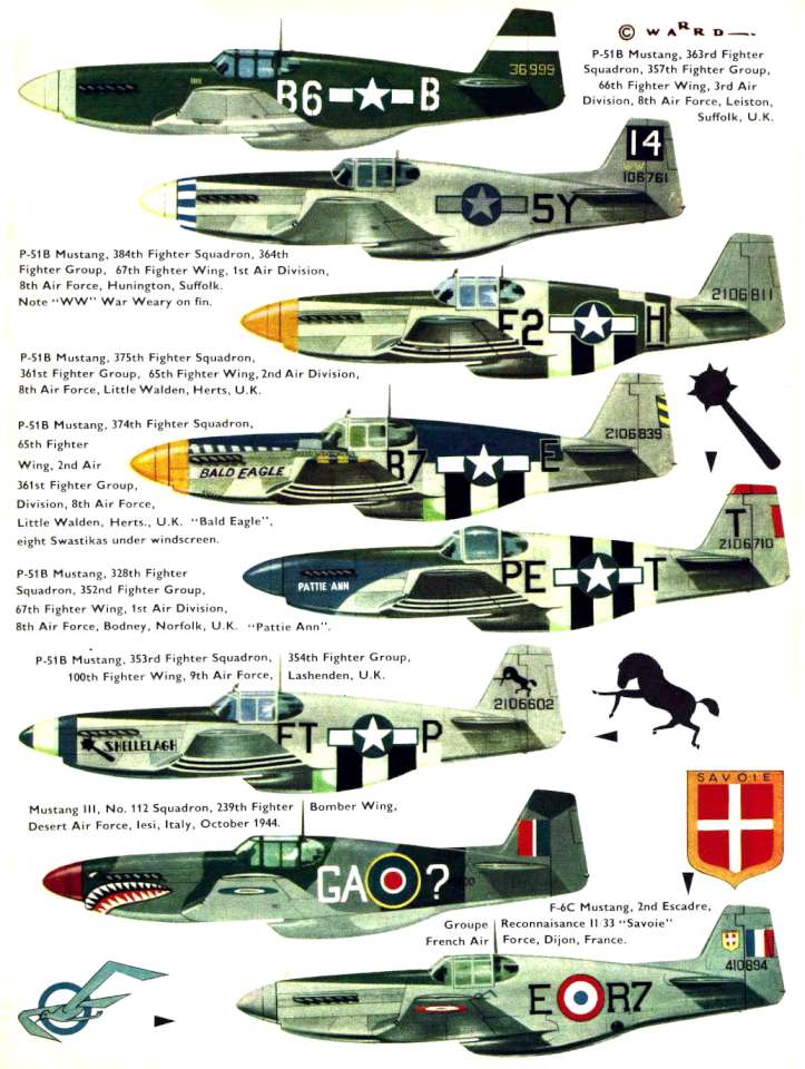 North American P-51B - C Mustang (100+) Page 11-960