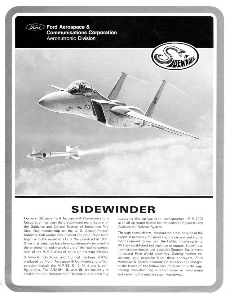 Philco-Ford Sidewinder 1 1977-960