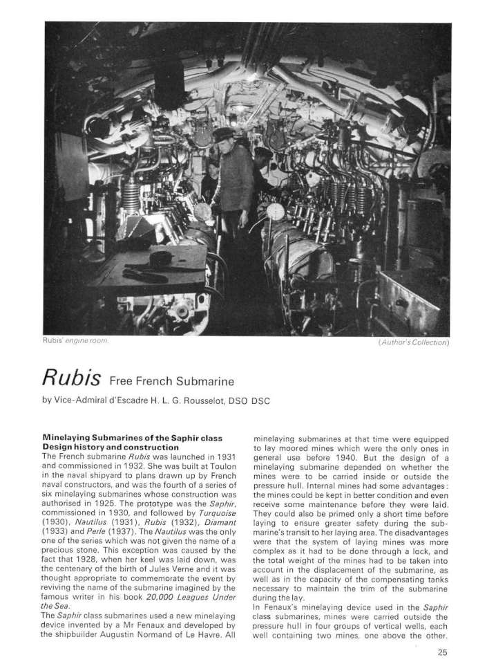 Rubis Free French Submarine 26 Page 03-960